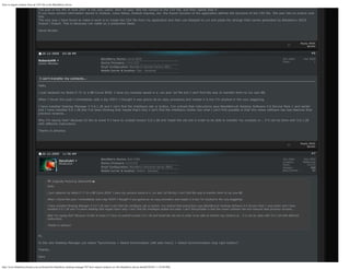 How to import contacts from an csv file to the black berry device | PDF