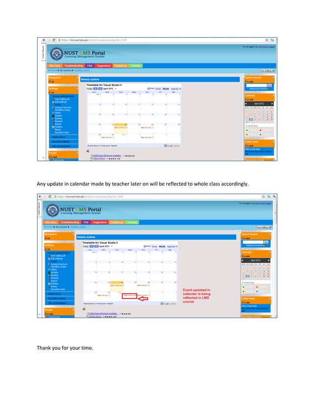 How to import_google_calendar_into_moodle | PDF | Technology & Computing