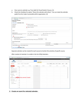 How to import_google_calendar_into_moodle | PDF | Technology & Computing