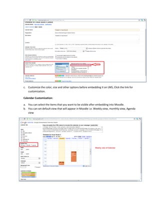 How to import_google_calendar_into_moodle | PDF | Technology & Computing