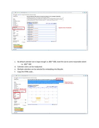 How to import_google_calendar_into_moodle | PDF | Technology & Computing