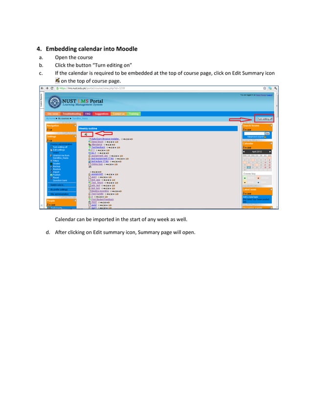 How to import_google_calendar_into_moodle | PDF | Technology & Computing