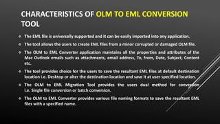 How to import olm to eml | PPT