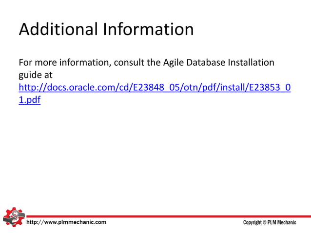 How to import the agile plm database | PPT