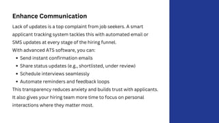 How to Improve Candidate Experience with Advanced ATS Software? | PDF