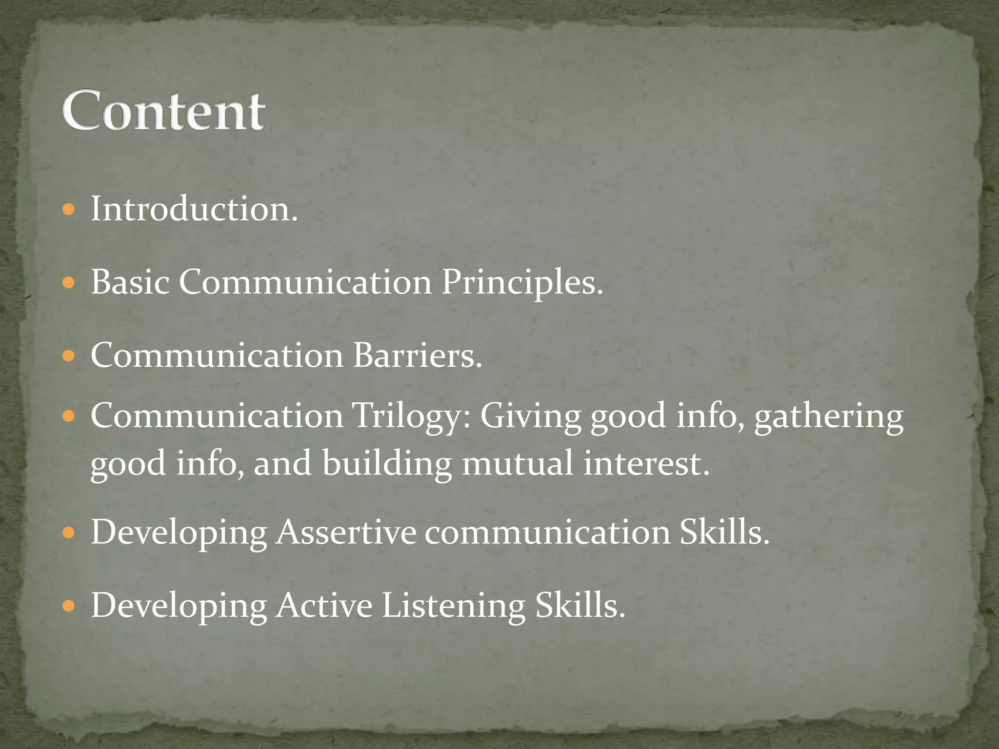How to improve communication skills workshop | PPTX