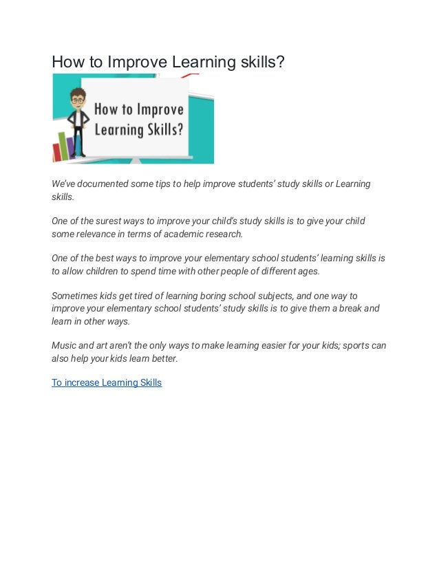 How to Improve Learning skills (1).pdf
