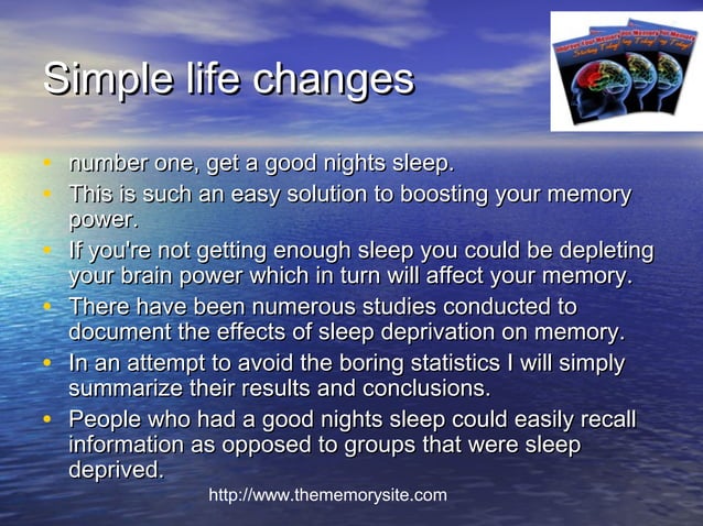How to improve memory power | PPT