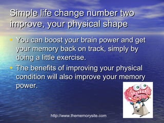 How to improve memory power | PPT