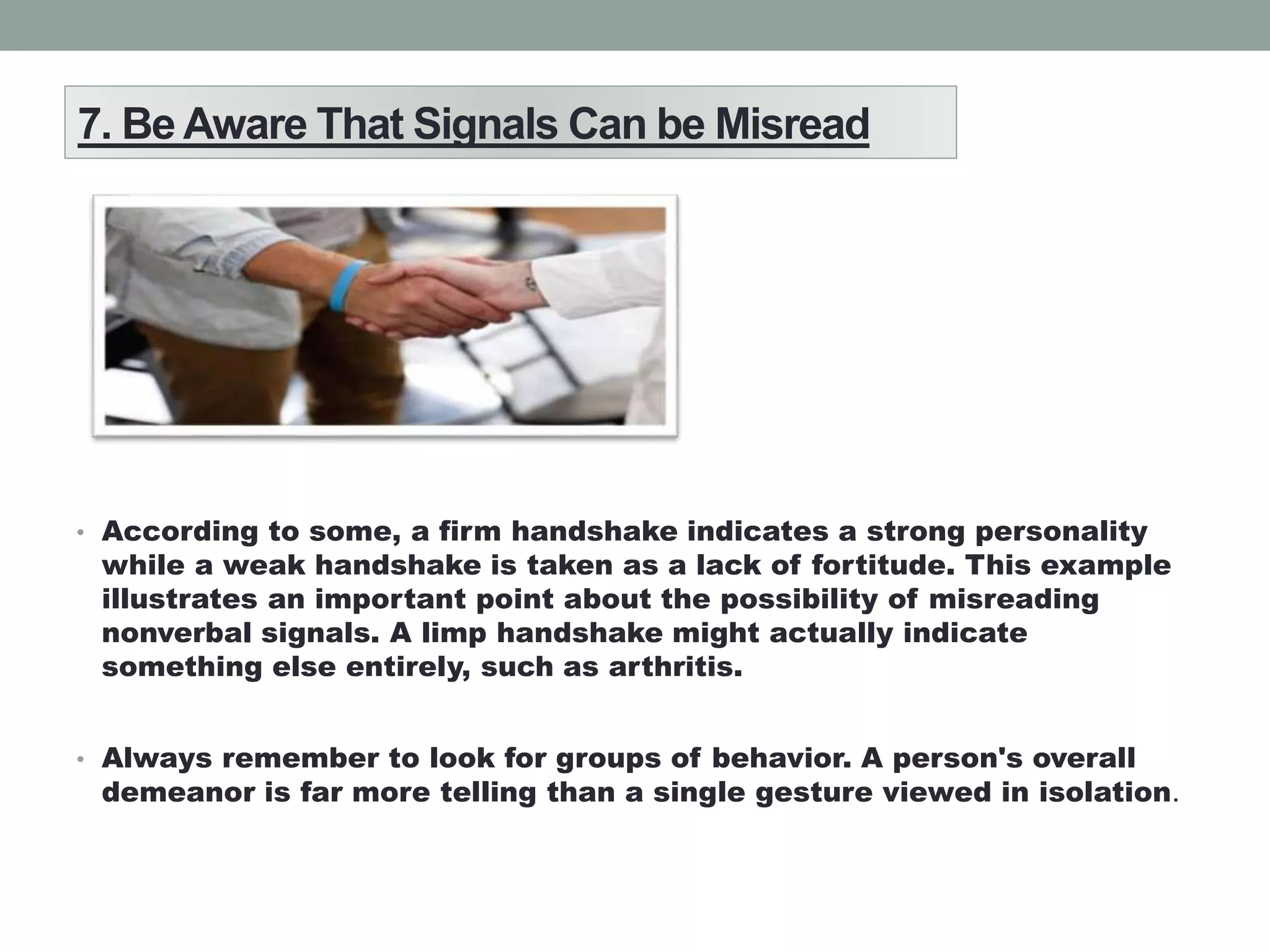 How to improve non verbal communication 1 | PPTX