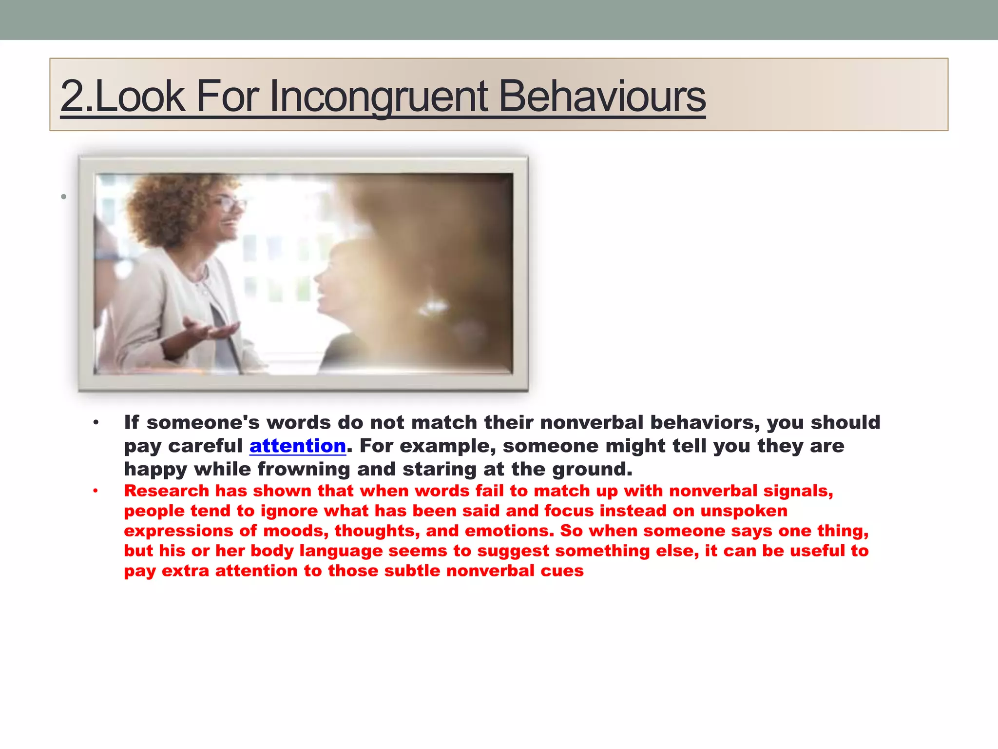 How to improve non verbal communication 1 | PPTX