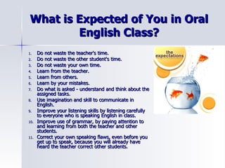 How To Improve Oral English | PPT
