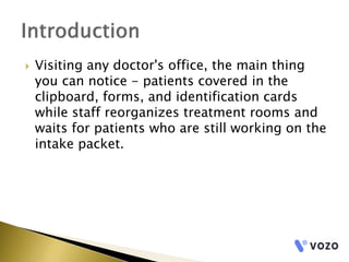 How to improve patient intake process? | PPT