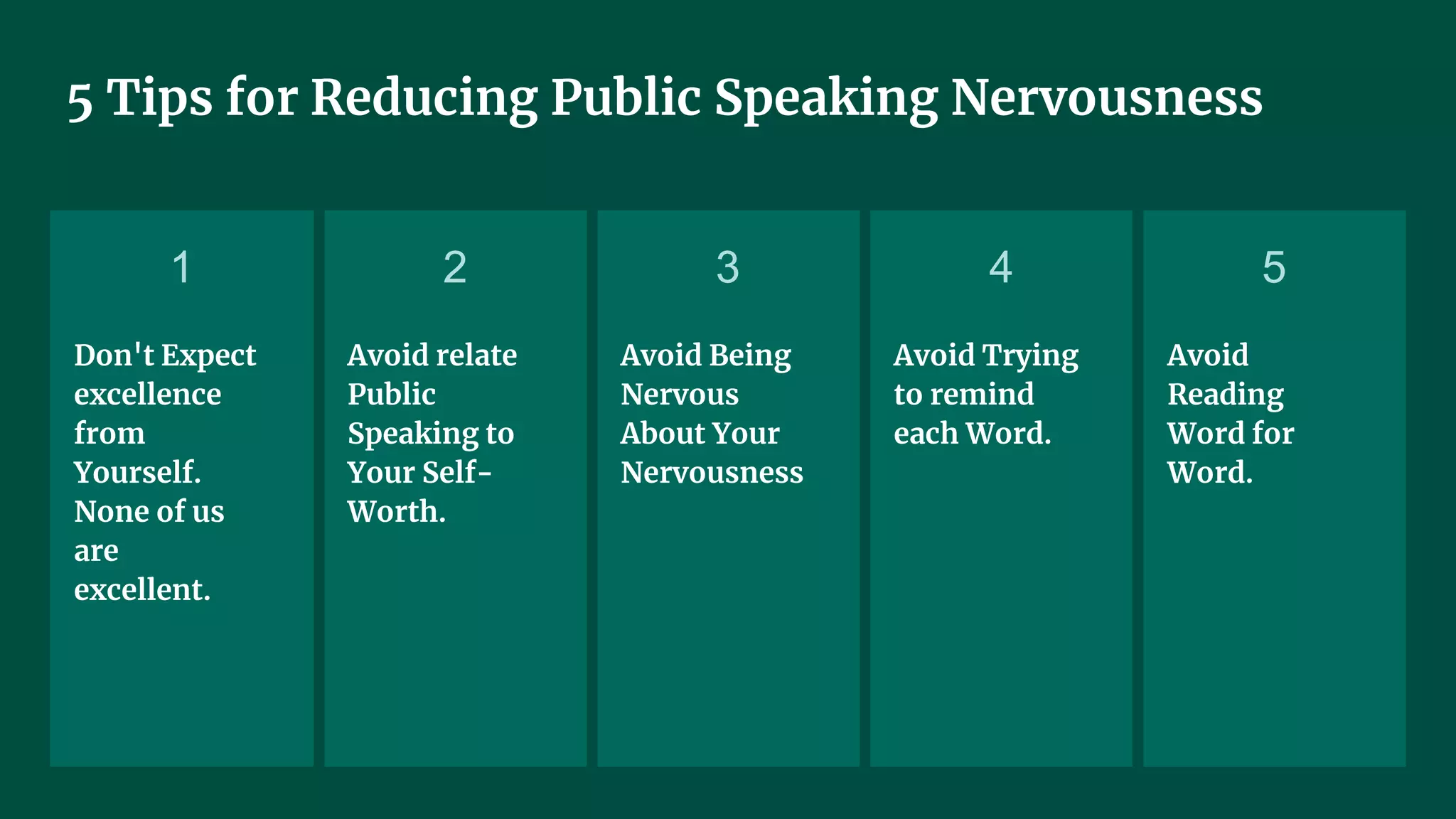 How to improve public speaking | PPT