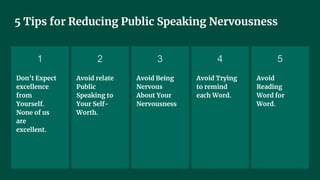 How to improve public speaking | PPTX