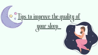 7 ways to Improve your Sleep Quality | Solh Wellness | PDF