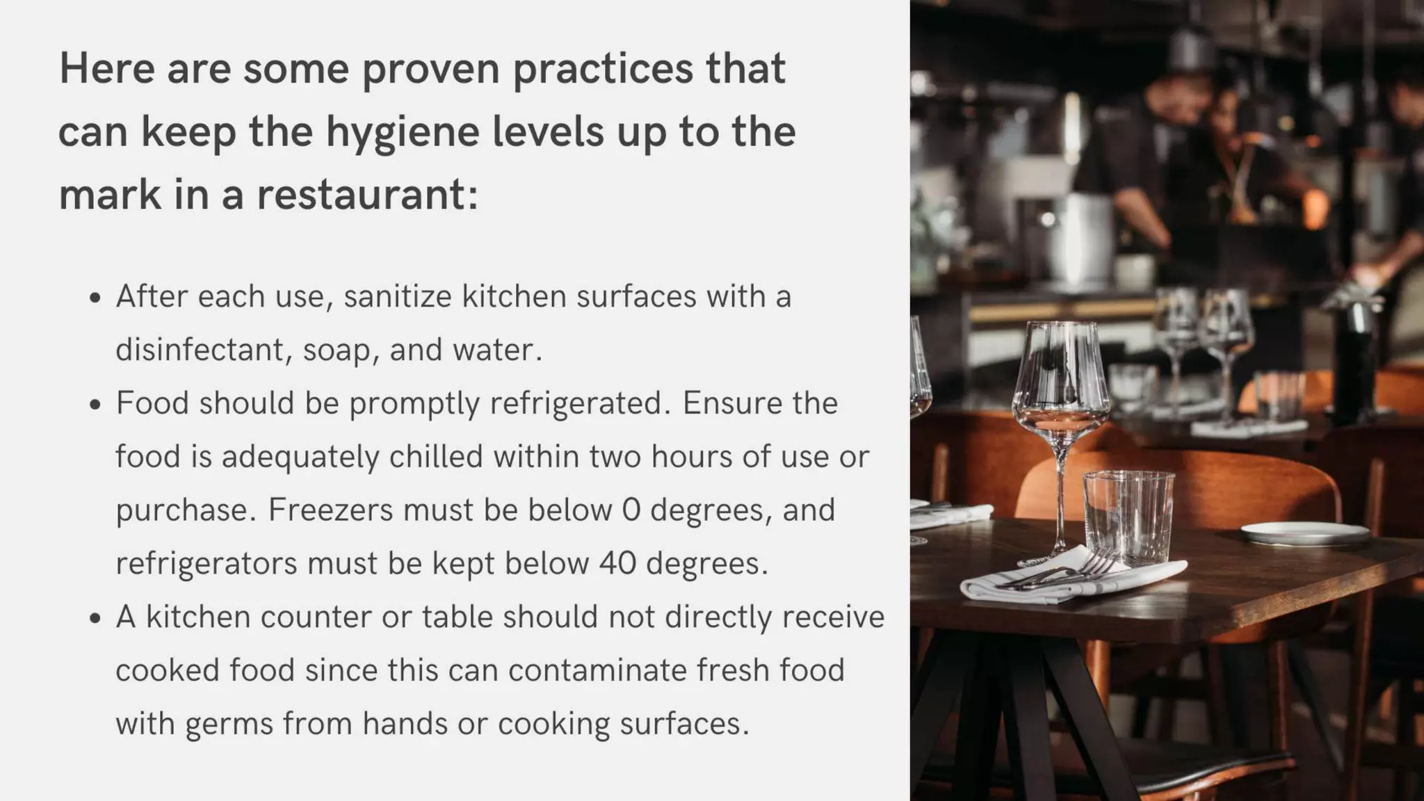 HOW TO IMPROVE RESTAURANT FOOD SAFETY? | PPTX
