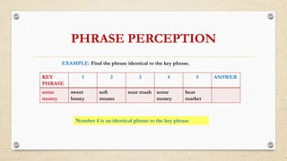 How to Improve Sentence Recognition..... | PPT