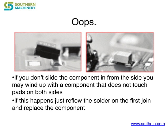 4 steps Perfect solder joint -- How to improve smd soldering | PPT
