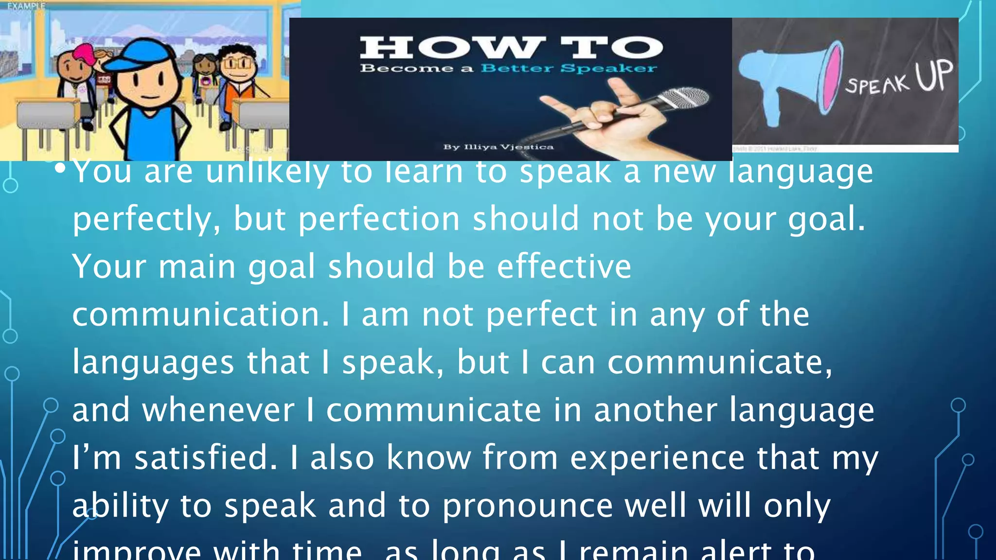 How to improve speaking skills | PPTX