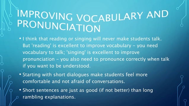 How to improve speaking skills | PPTX | Secondary Education | Education