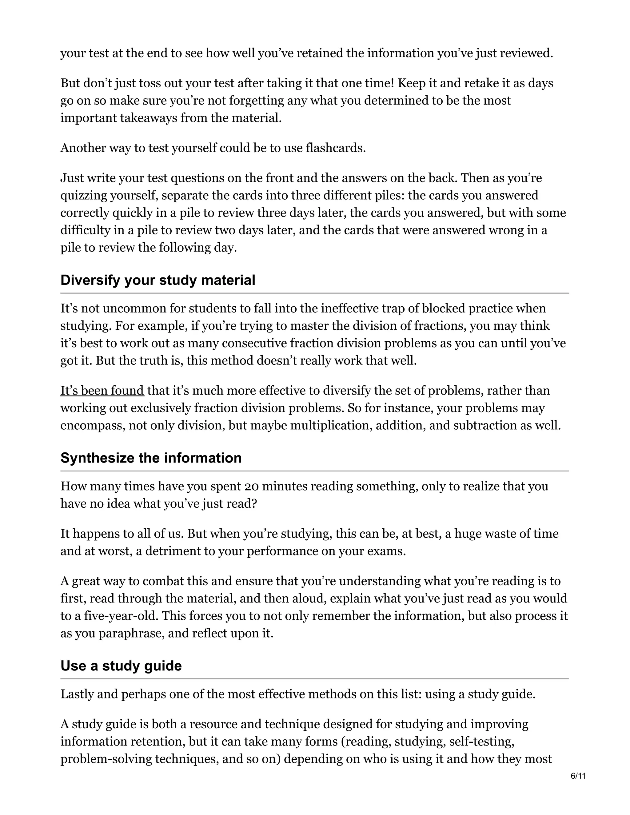 How to Improve Study Skills & Get Organized: Use a Study Guide Template ...