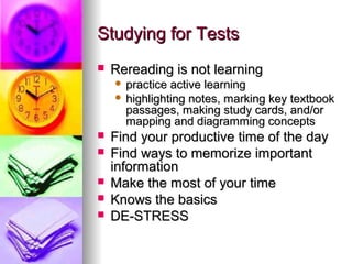 How to improve study skills in middle school | PPT