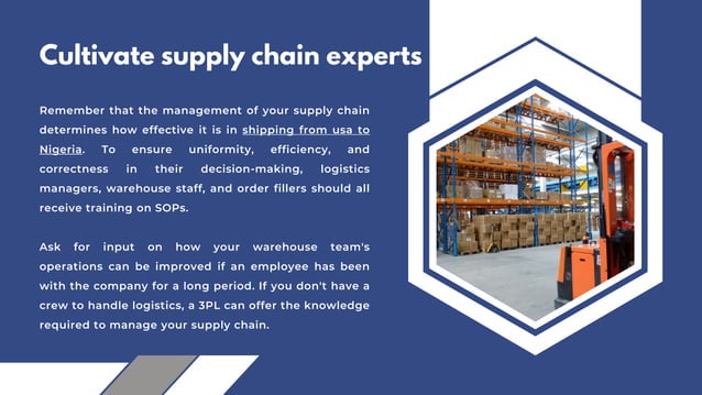 How to improve supply chain efficiency? | PPTX | Logistics | Business