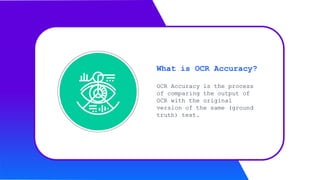 How to Improve OCR Accuracy - Infrrd Inc | PPT