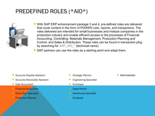 How to improve user experience via roles | PPT