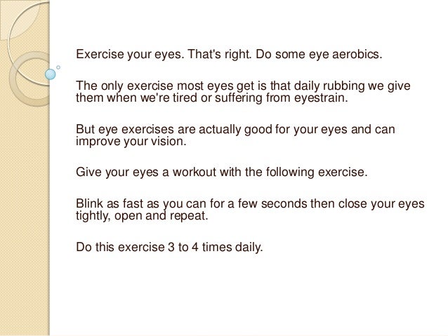How To Improve Vision Fast How To Improve Vision Fast