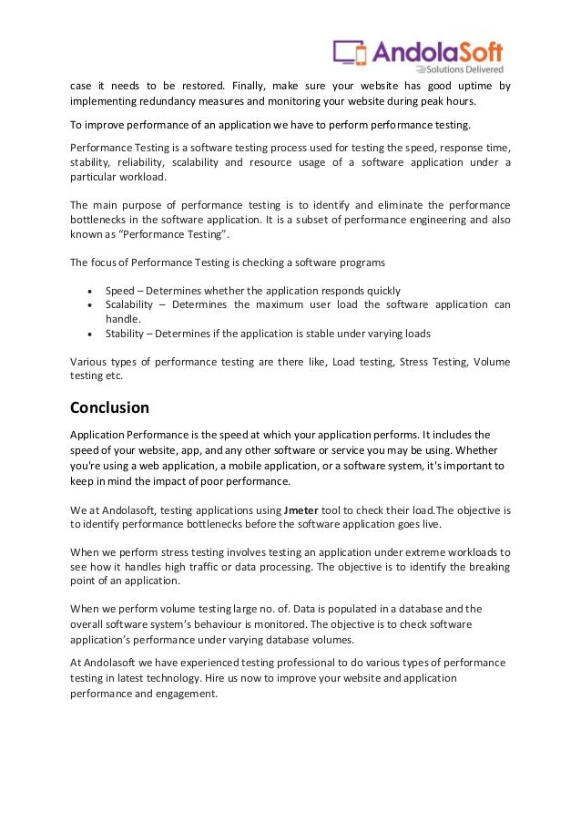 How to improve your application performance | PDF | Computer Software and Applications | Computing