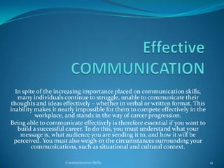 How To Improve Your Communication Skills | PPTX