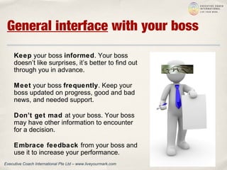 How to improve your communication with your boss | PPT