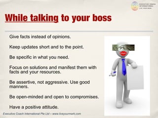 How to improve your communication with your boss | PPT