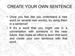 How to improve your english vocabulary | PPT