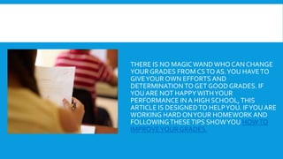 How to improve your grades | PPT