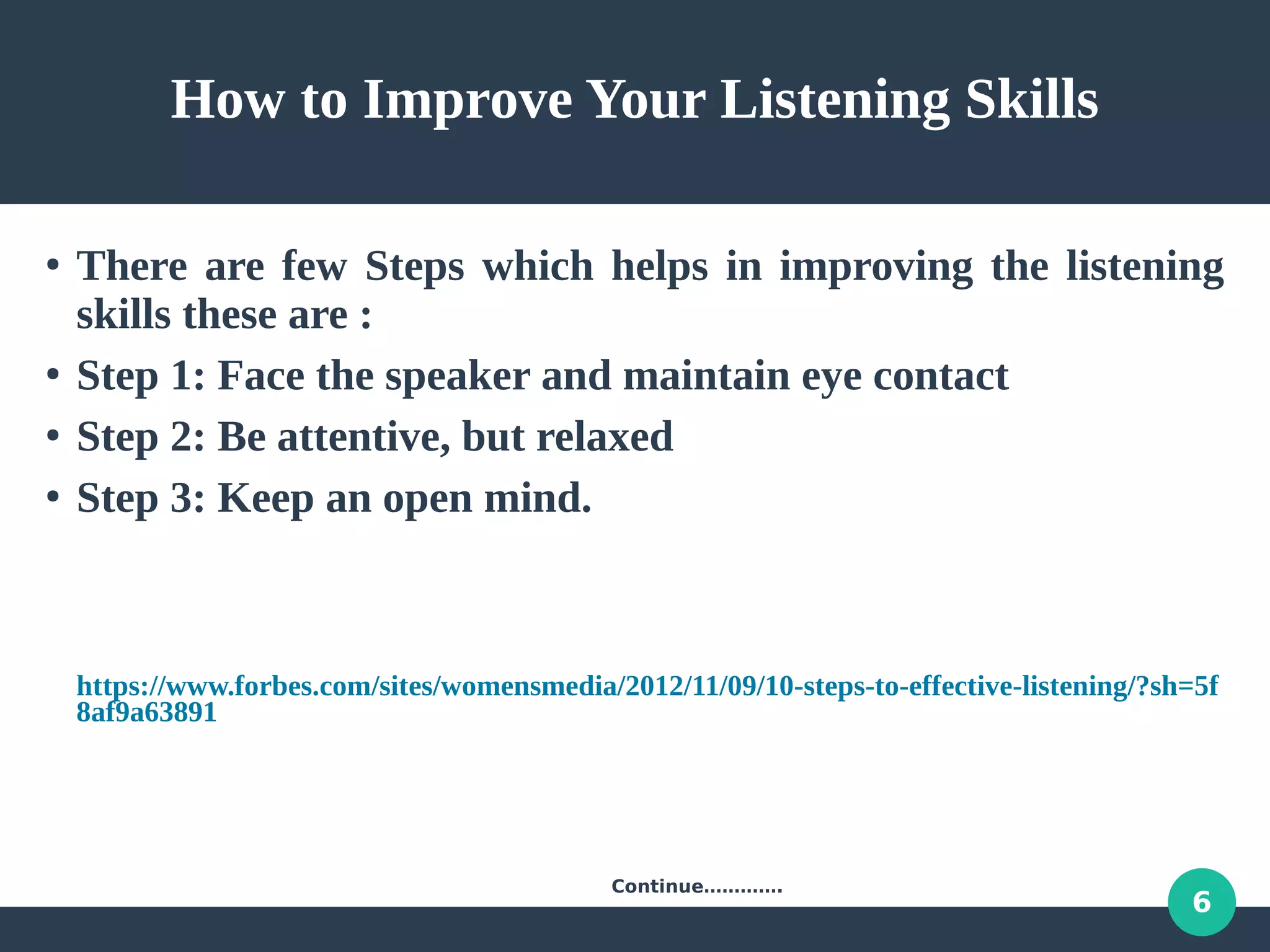 How to improve your listening skills | PDF