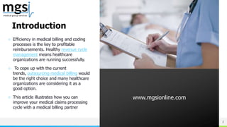 How to improve your medical claim processing cycle | PPT