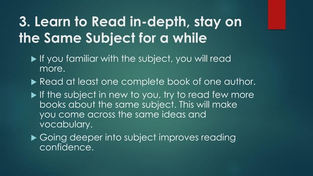 How to improve your reading skills | PDF