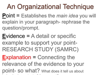 How to Improve Your SAQ Writing | PPT