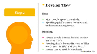 How to improve your speaking skills | PPTX