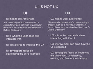 How to improve your UX | PPT