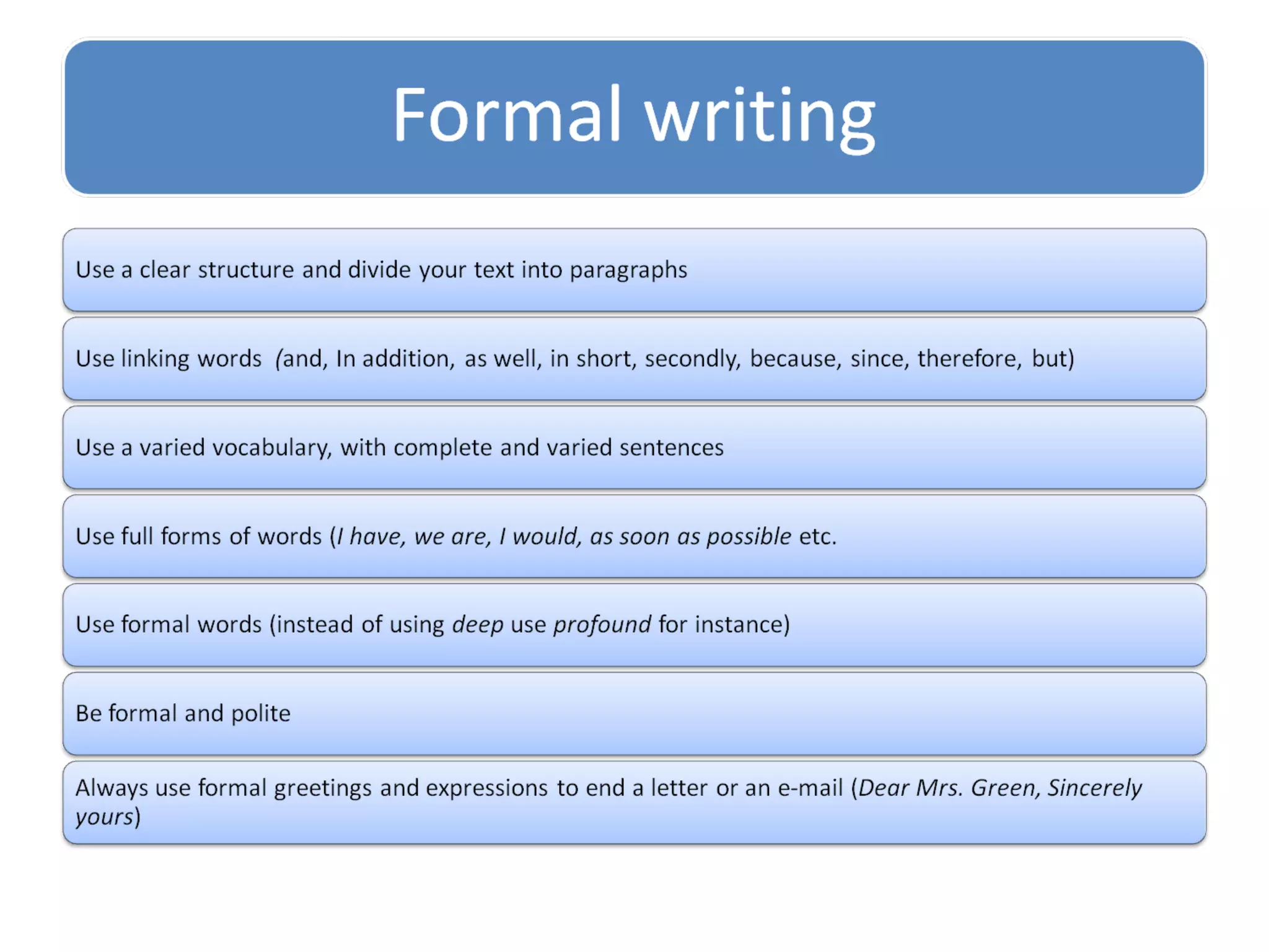 How to improve your writing | PPT