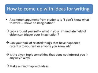 How to improve your writing | PPT
