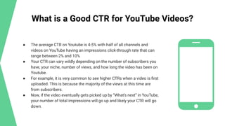 How to improve your you tube ctr | PPT