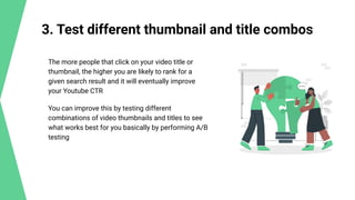 How to improve your you tube ctr | PPT