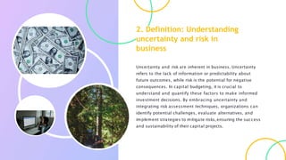 How to incorporate risk in Capital Budgeting-21COM1653.pptx