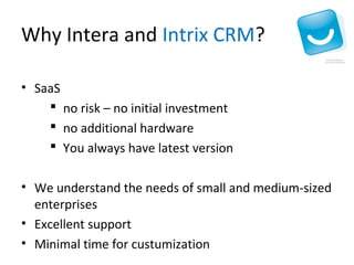 How to increase sales with Intrix CRM | PPT