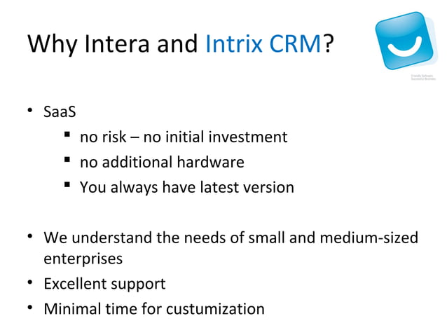 How to increase sales with Intrix CRM | PPT